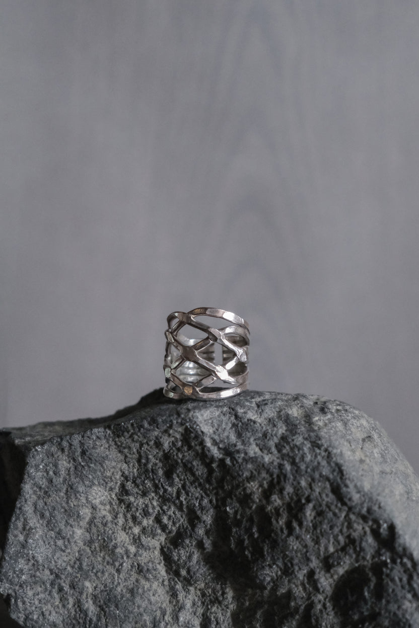 Ethnic Handcrafted Silver Ring _ WA Ⅴ – 靑苔 moss archives